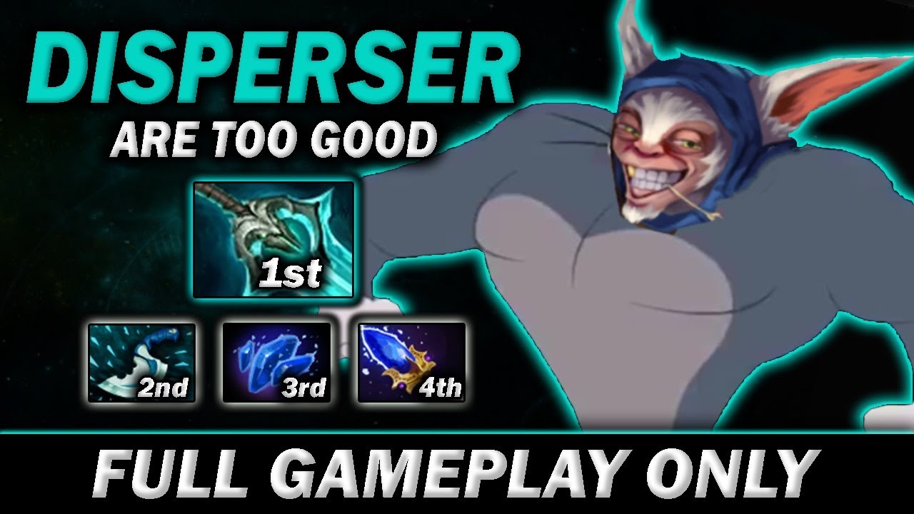 DISPERSER ARE TOO GOOD, Meepo 1st item Disperser! - Full Gameplay Meepo ...