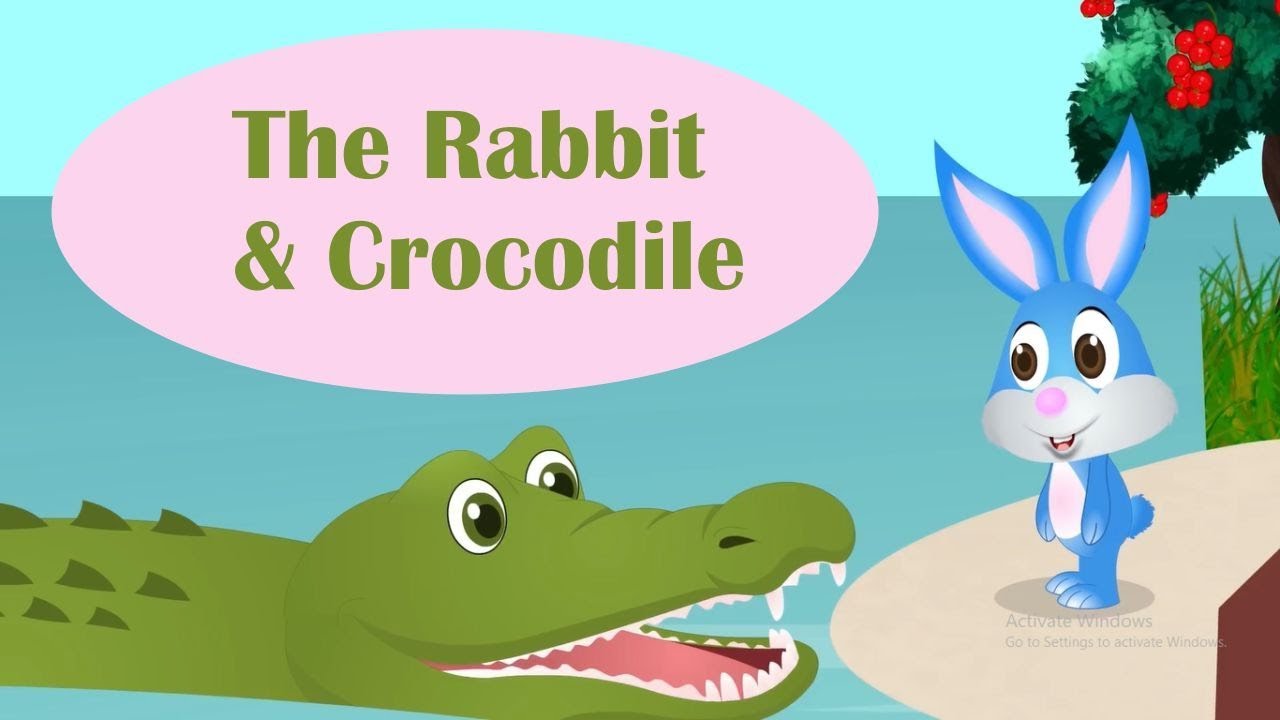 The rabbit and crocodiles story in English| bedtime stories| kids moral ...