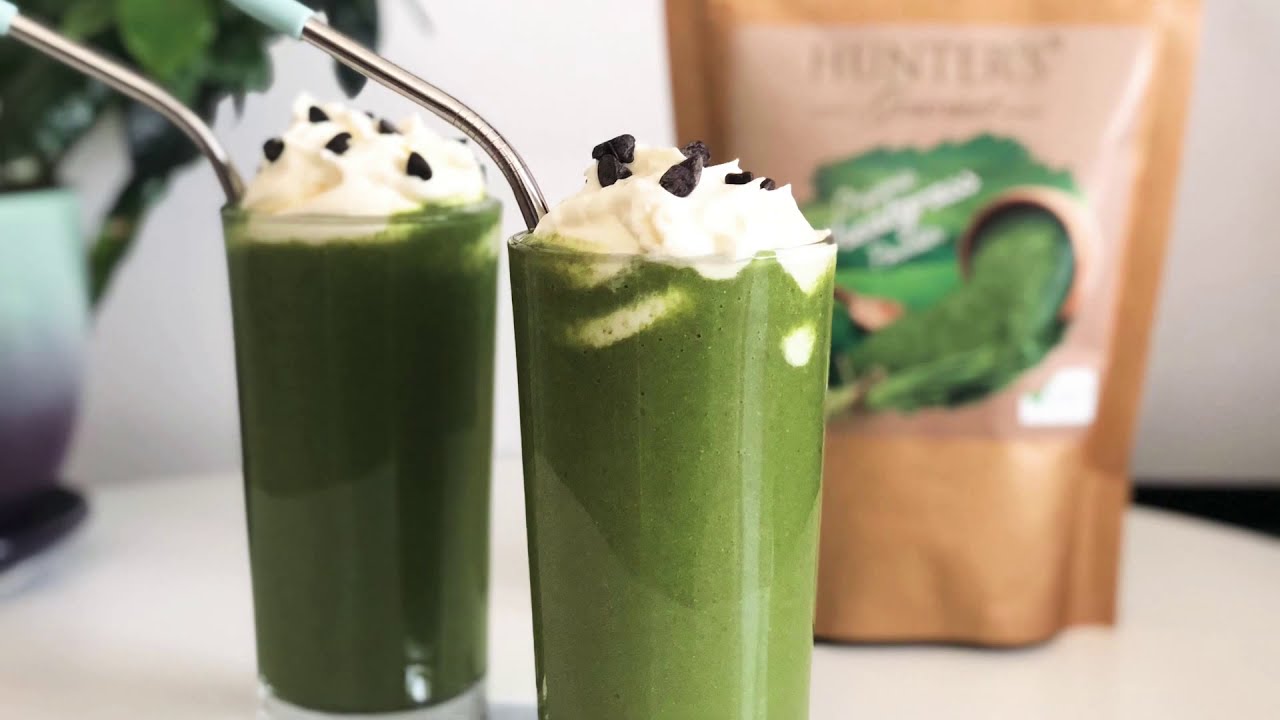 HOW TO MAKE WHEATGRASS POWDER SMOOTHIE | SUPERFOOD SMOOTHIE ...