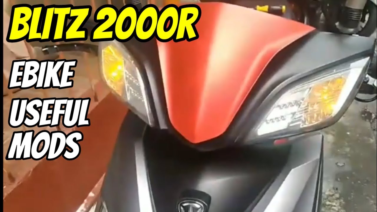 Hazzard Lights and 3rd Party Handle Bar Switch | Installed to Blitz ...