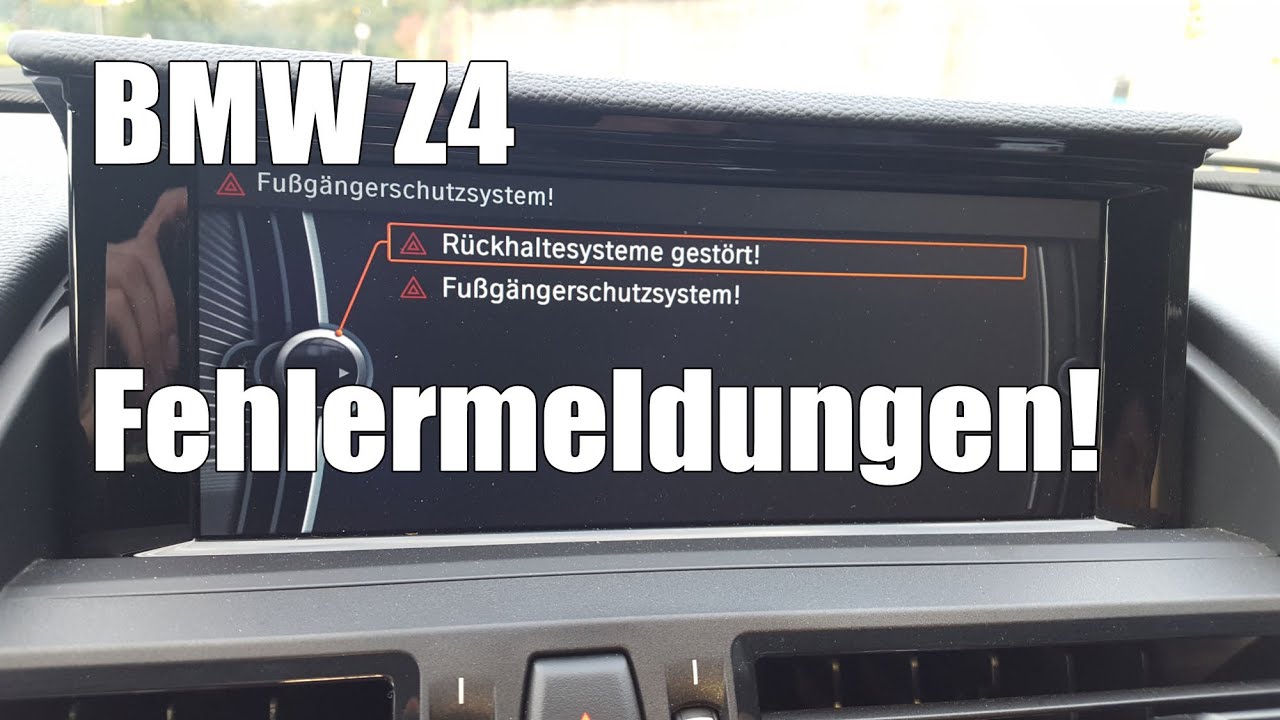 Rückhaltesystem Störung Bmw