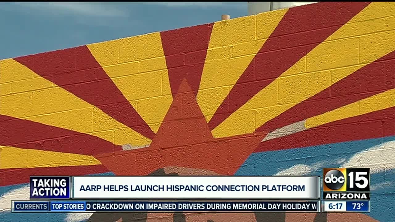 AARP helps with hispanic connection in Phoenix - YouTube