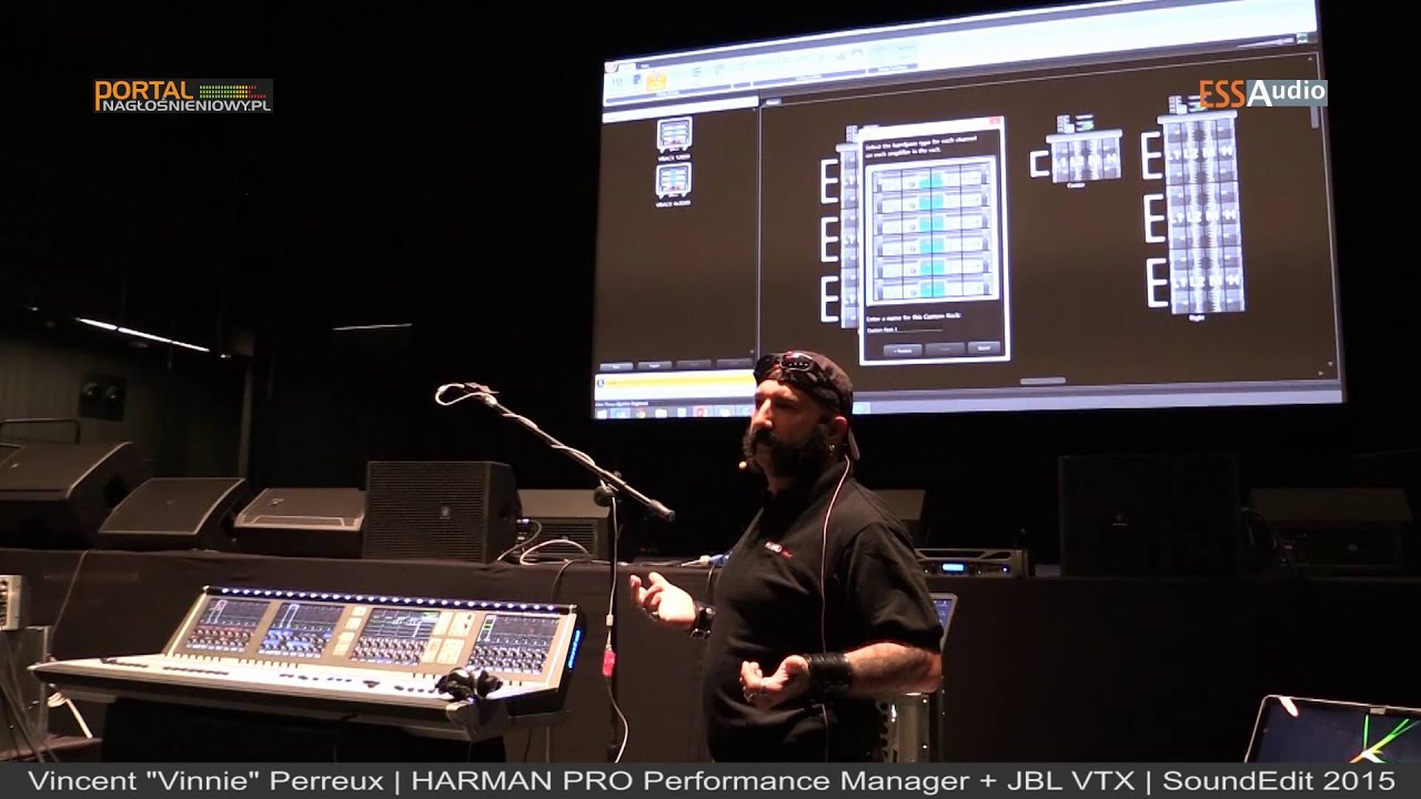 JBL HiQnet Performance Manager i JBL VTX V20 - szkolenie z kątowania ...