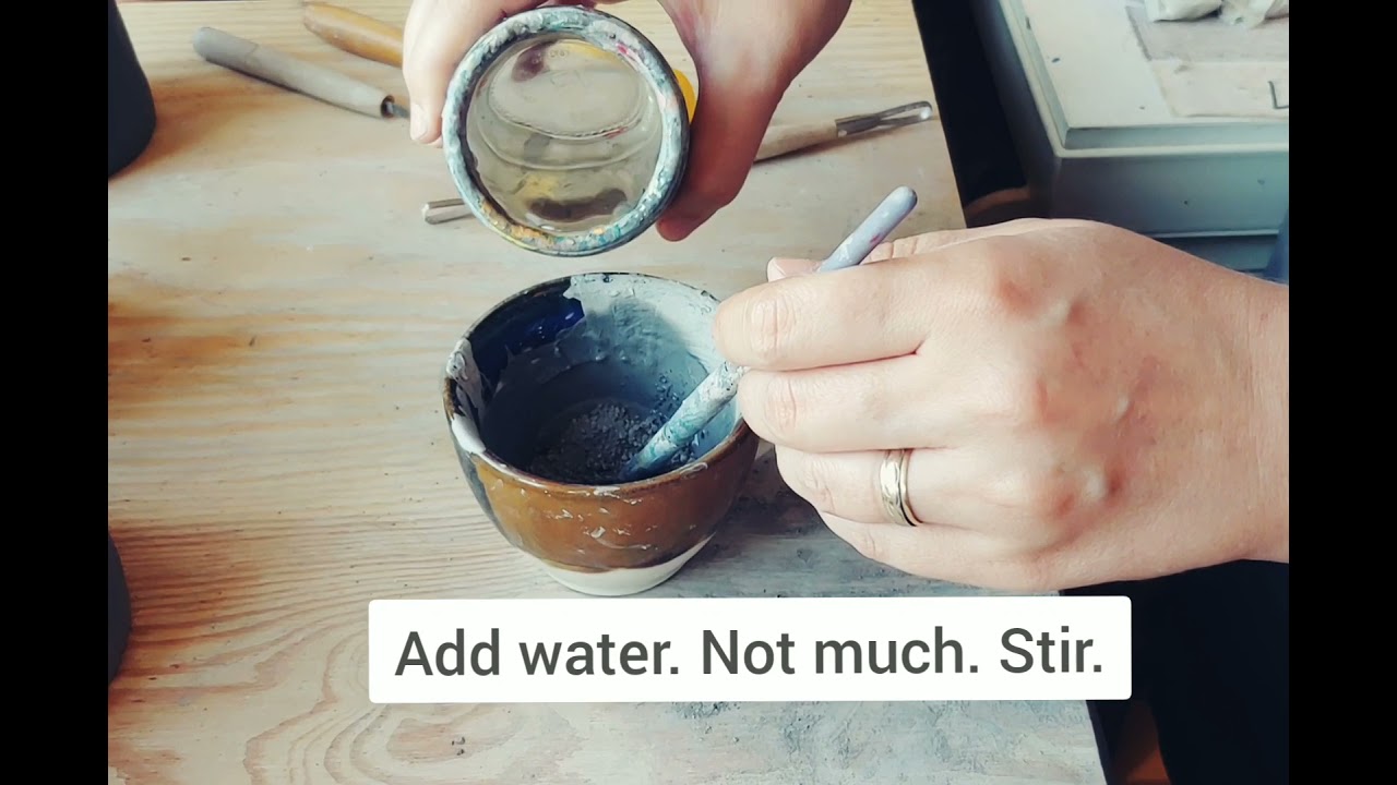 How to make ceramic slip - YouTube