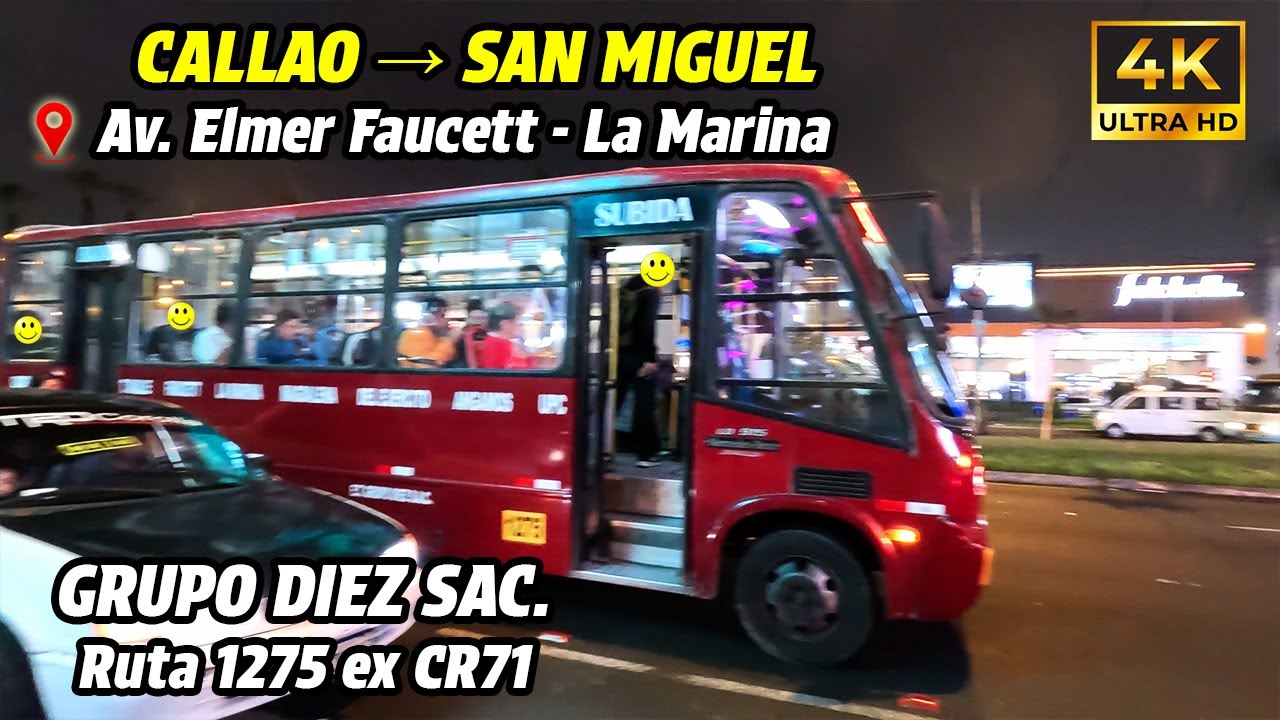 Desde AV ELMER FAUCETT CALLAO → AV LA MARINA SAN MIGUEL | GRUPO DIEZ ...