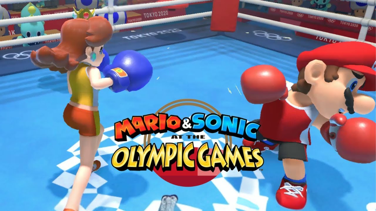 Boxing Very Hard Gameplay : Mario & Sonic At The Olympic Games Tokyo ...