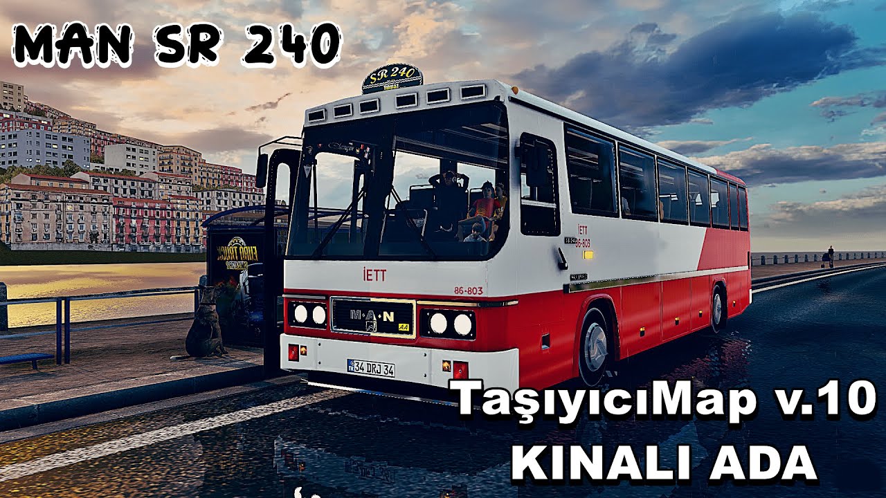 Ets 2-1.47 | Nostalji Otobüs MAN SR 240 ve TasiyiciMap v.10 - Kınalı ...