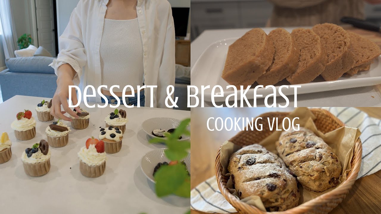 Baking Video 🍞 | Dessert & Breakfast Recipe 🍰 | Matcha Mousse | Cupcake ...