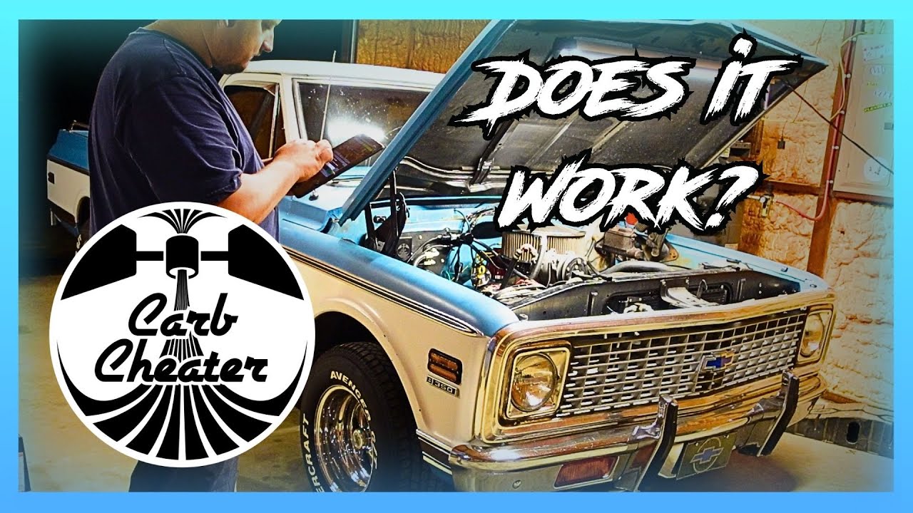 Installing a Carb Cheater on my 1972 C10 - YouTube