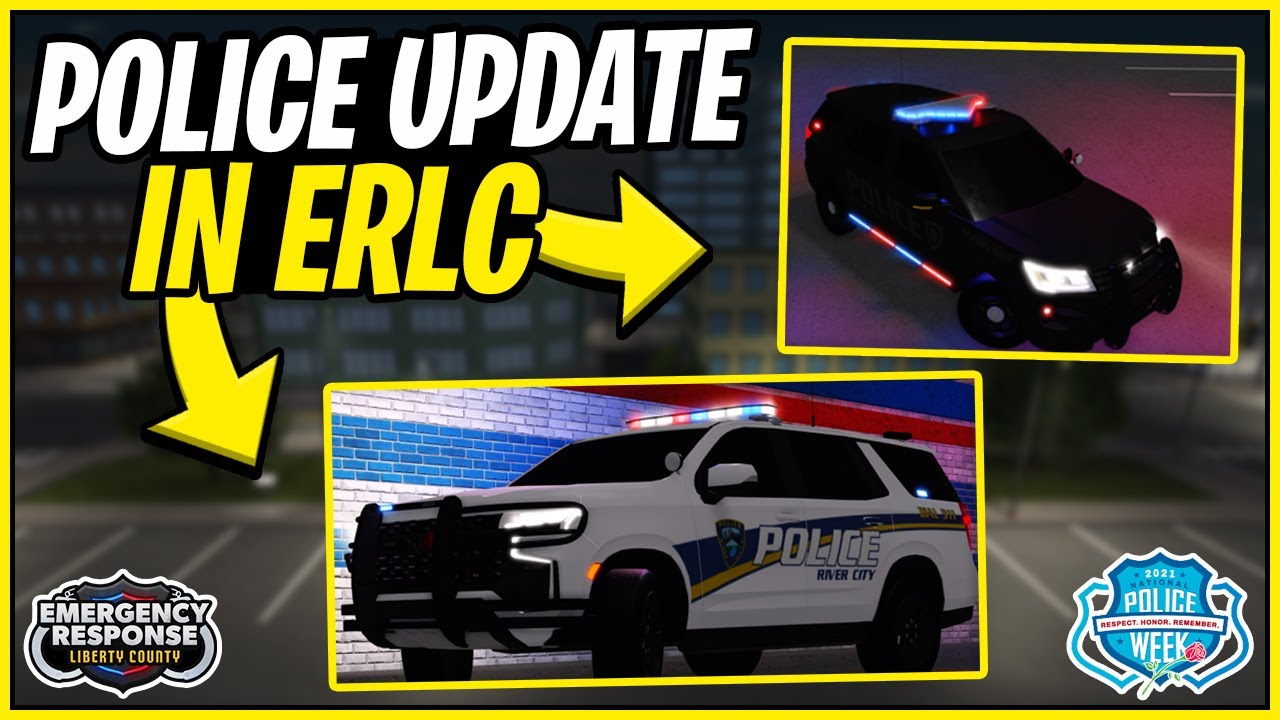 NEW Police Vehicle & Lightbar CUSTOMIZATION UPDATE IN ERLC! Police Week ...