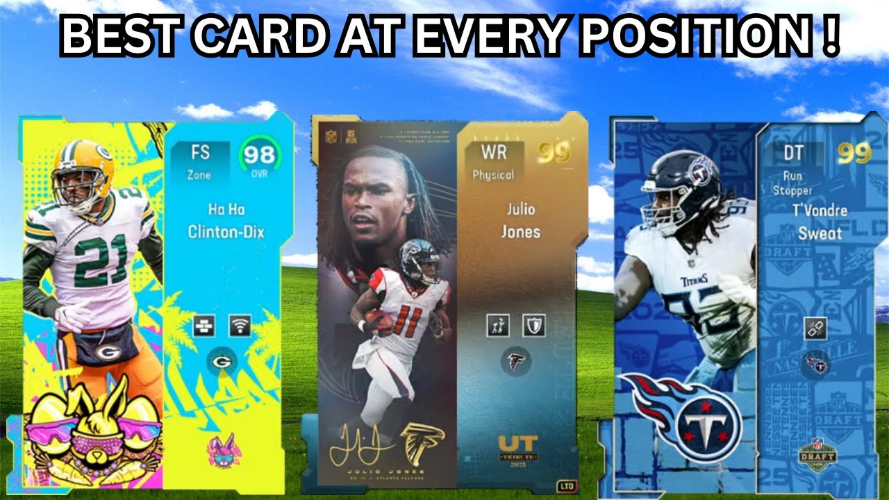 The Best Card At In Every Position in Madden 25 - YouTube