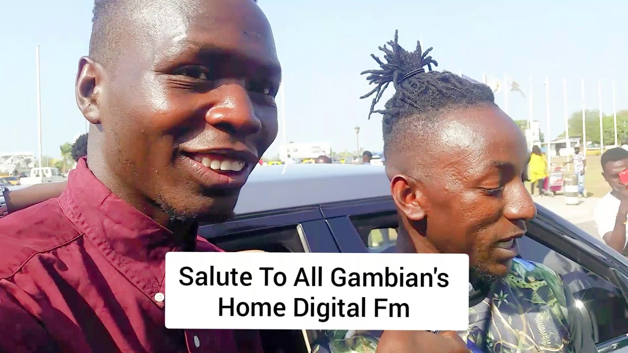 ST Brikama Boyo_ His Arrival From London To the Gambia Live At Banjul ...