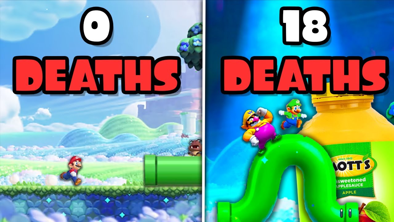 Mario Wonder But Every Death Makes It CURSED - YouTube