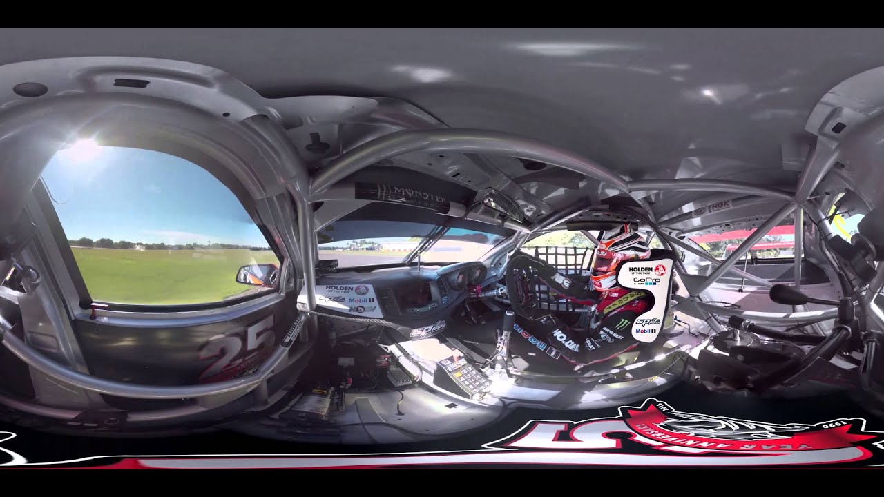 GoPro VR: Inside a V8 Supercar with Holden Racing Team - YouTube