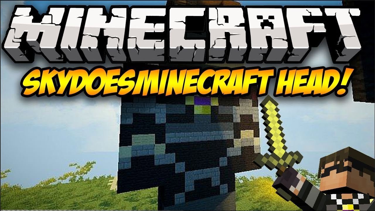 Minecraft: INSIDE SKYDOESMINECRAFT'S HEAD! | Build Showcase - YouTube
