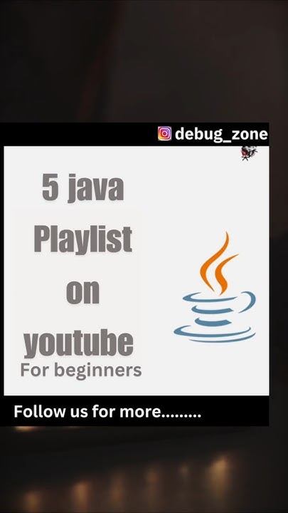 5 must watch java playlist for beginners #java #learnjava - YouTube