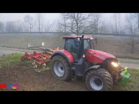 Case Optum 250 CVX am Grubbern mit Kongskilde Delta Flex 4000 *2020 ...
