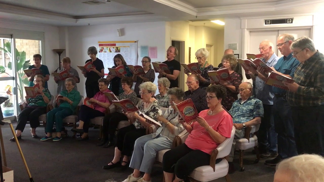 Ann Wingfield (Mother) with the Hillcrest Baptist Church Senior Choir ...