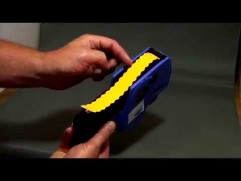 Sato price gun label loading instructions - YouTube