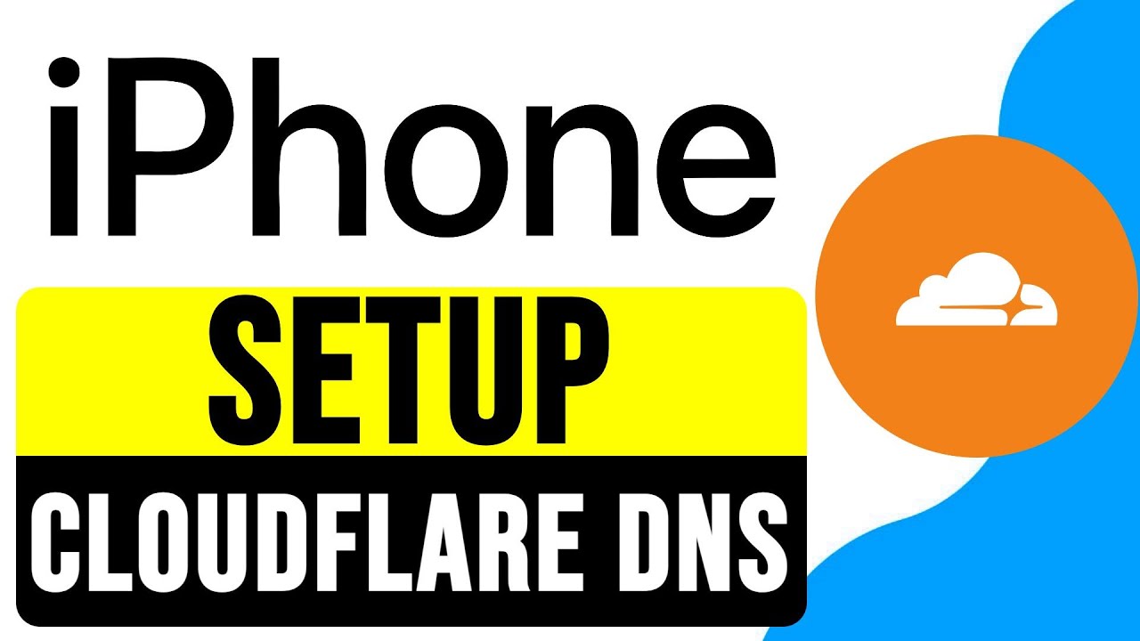 How to SETUP CLOUDFLARE DNS on iPhone 2025 | Configure DNS on iPhone ...