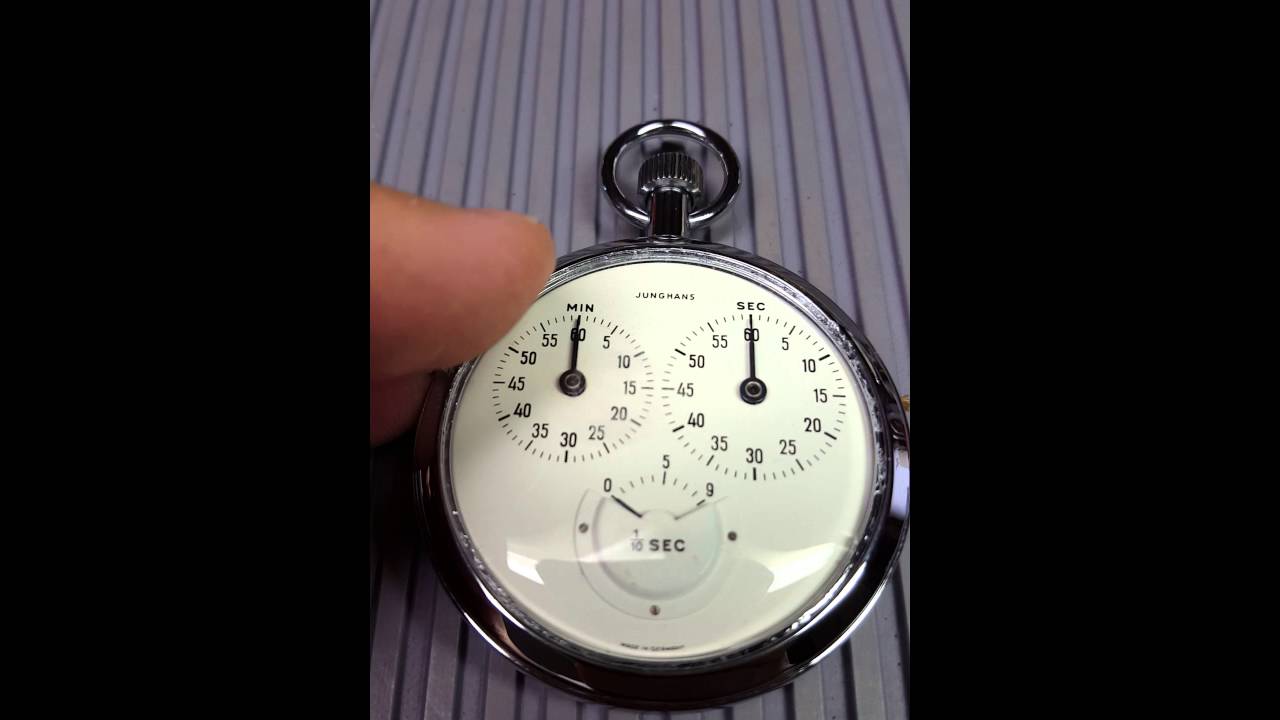 1930s Junghans Flyback Stopwatch - YouTube