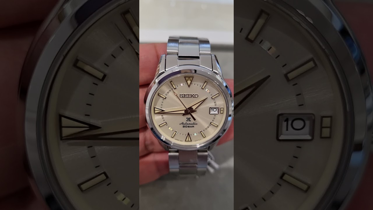 세이코 알피니스트 뉴 로렐 SPB241J1 샴페인 다이얼 - YouTube