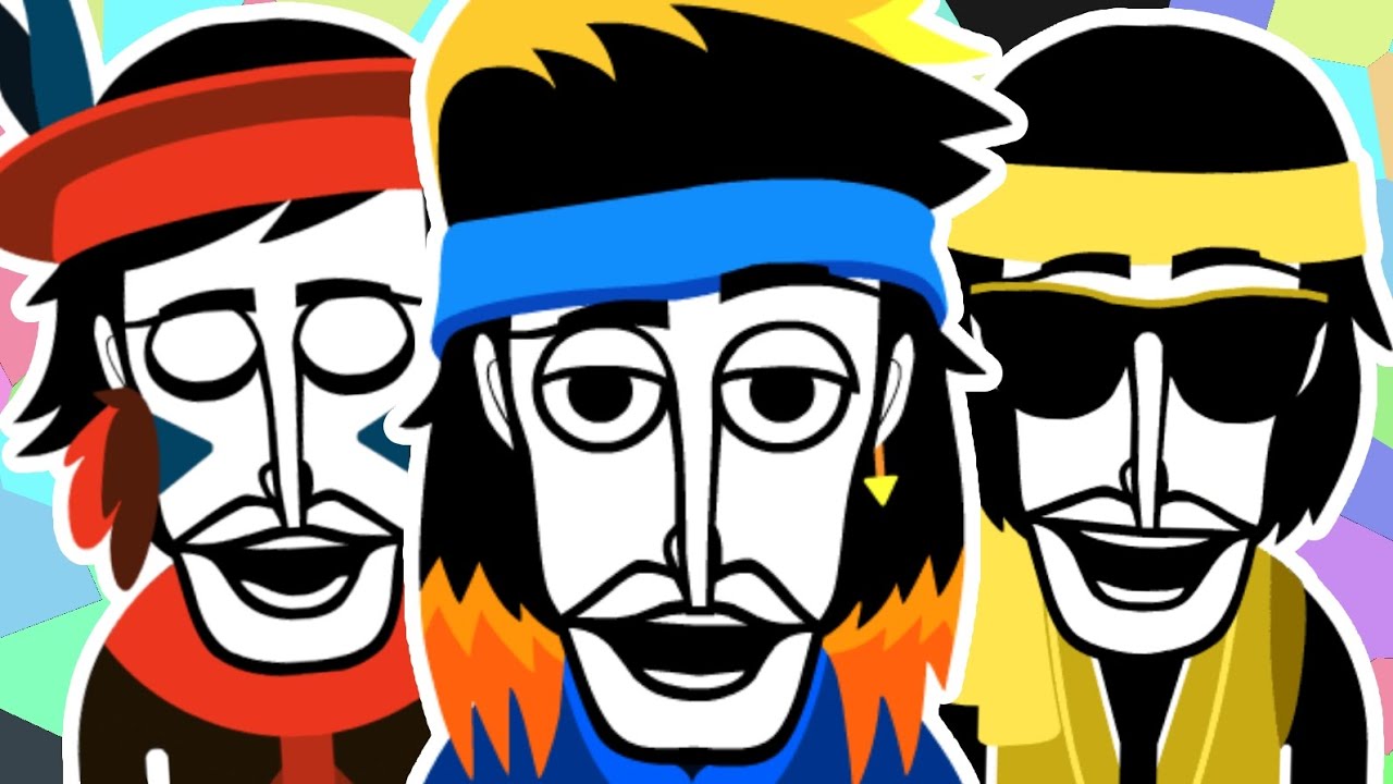 Incredibox all characters with head bands - YouTube