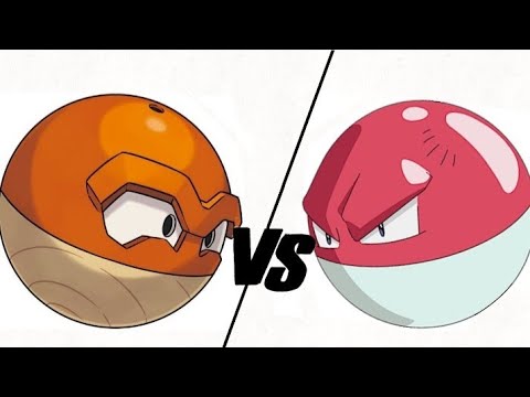 [pokemon] Husuian Voltorb v/s Voltorb, who has exploded better - YouTube