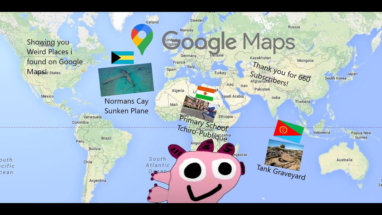 Showing off Weird Places i Found on Google Maps! | Thank you for 660 ...
