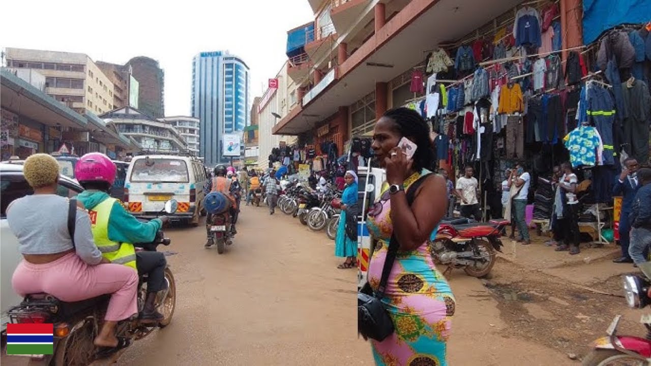 what is it like on The streets of Africa The Gambia Bakoteh - YouTube