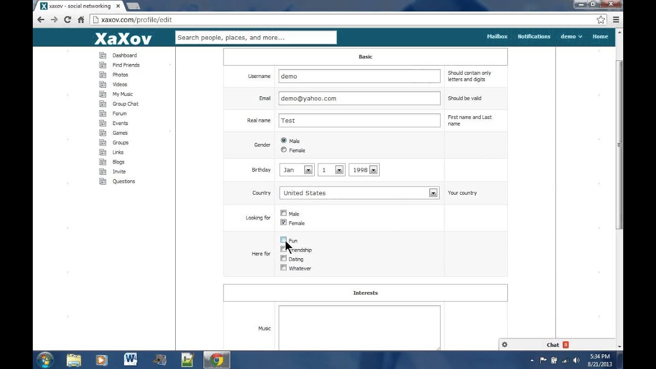 How to edit profile detail - YouTube