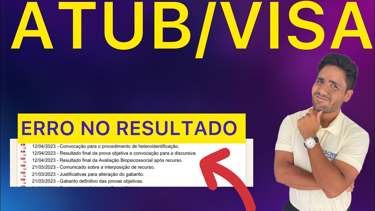 Concurso ATUB VISA: erro no resultado, banca IADES, para Auditor do DF ...