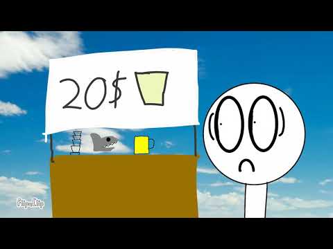 Shark Puppet Limonade Stand Animation
