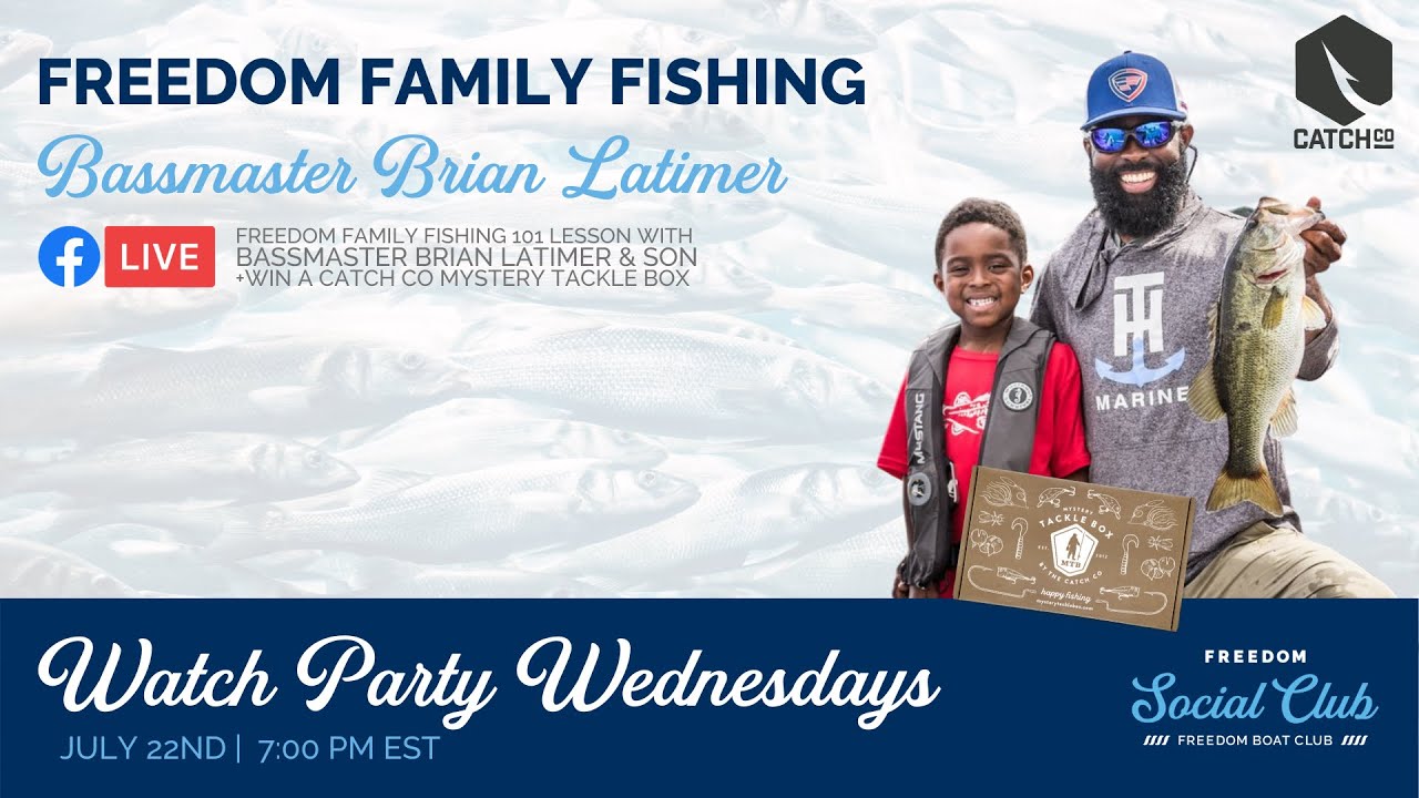 Freedom Family Fishing with Catch Co. & Bassmaster Brian Latimer - YouTube