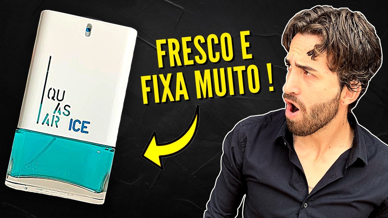 Novo QUASAR ICE - O BOTICÁRIO / Perfume FRESCO que FIXA MUITO! - YouTube