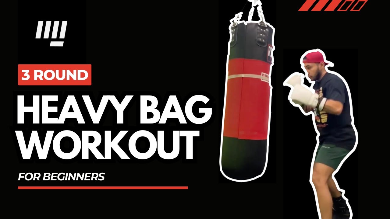 3-Round Heavy Bag Boxing Workout for Beginners | Follow-Along At Home ...