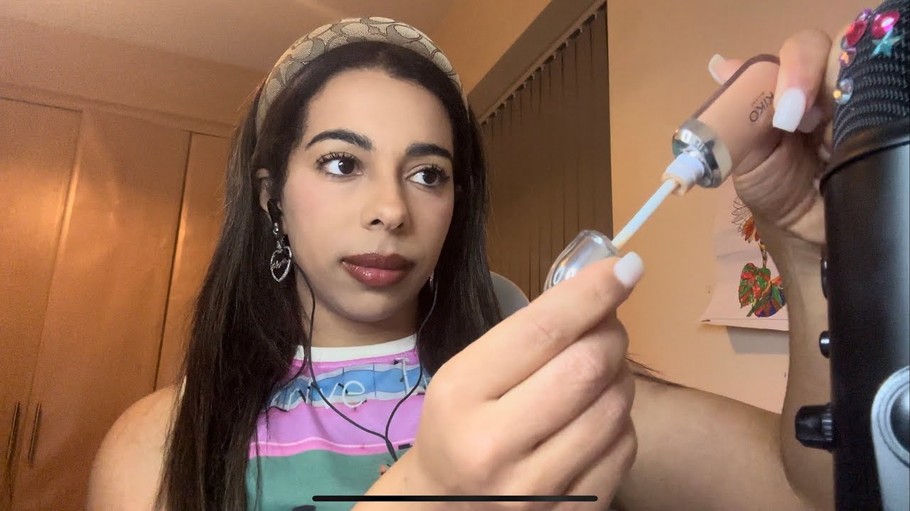 ASMR Pretty makeup and beauty show and tell 💖🎀 - YouTube
