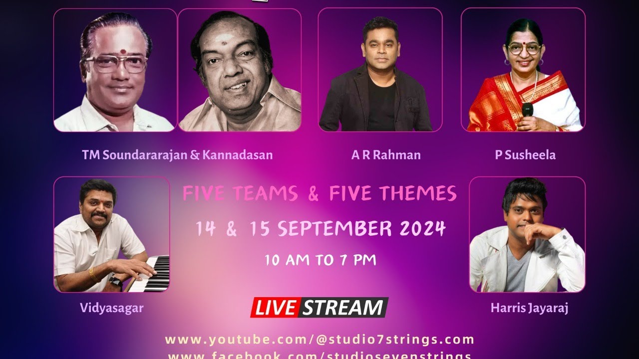 S7S Monthly Meet #18 - Five Teams & Five Theme - Theme 2 - A R Rahman ...