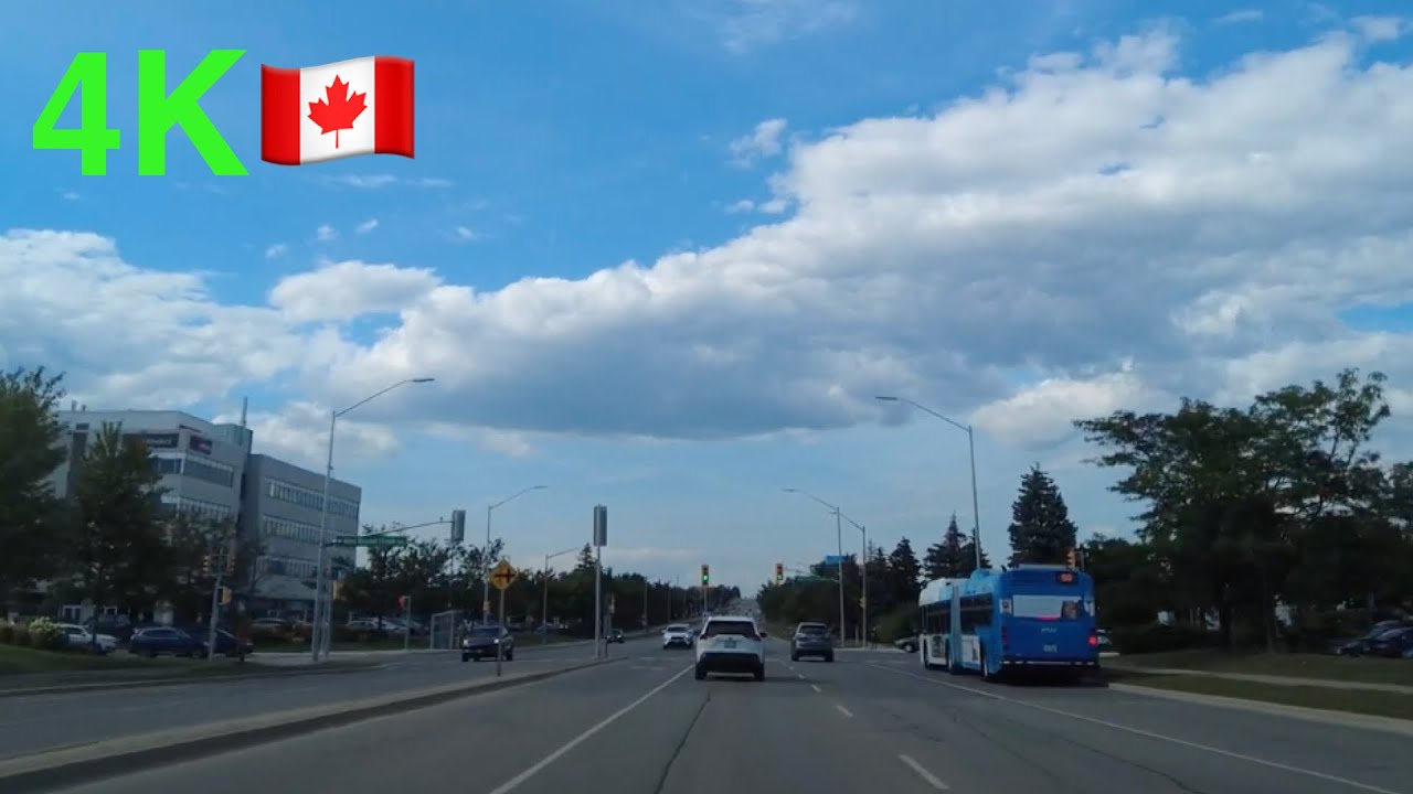 4K Driving on the highway Ontario Canada - YouTube