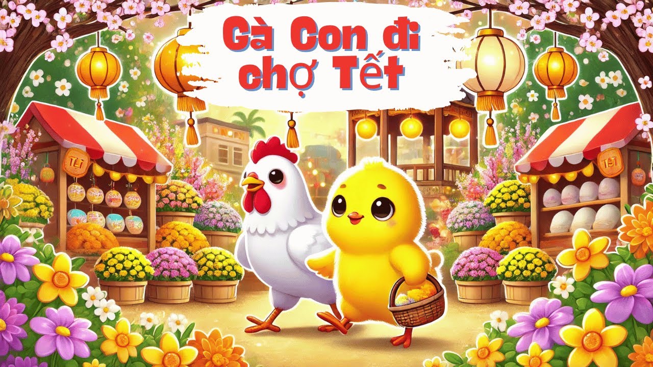 Gà Con Đi Chợ Tết - Bài Hát Thiếu Nhi Vui Nhộn Mừng Xuân | Nhạc Tết Hay ...