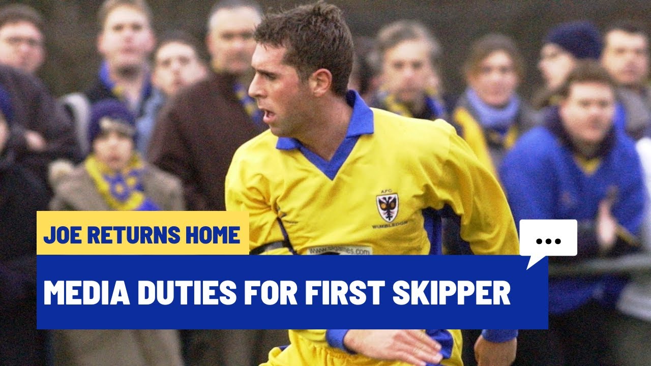 💬 Welcome back Joe! | Our first captain on media duties 🟡🔵 - YouTube