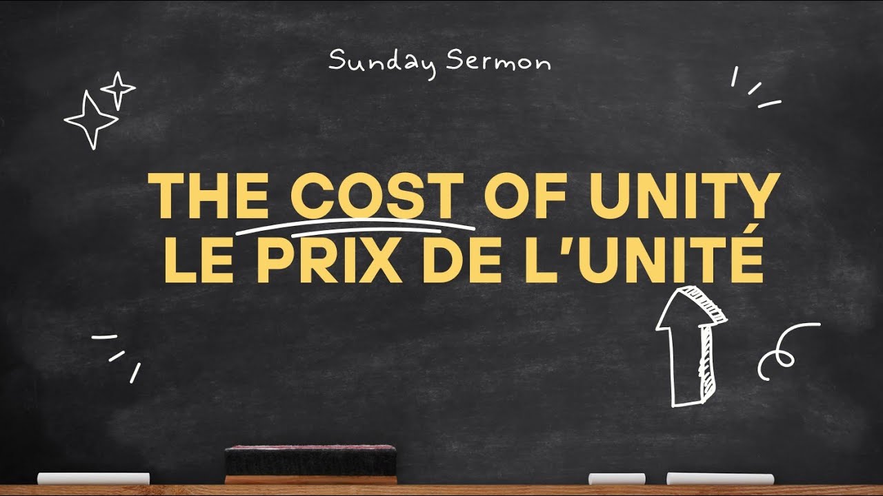 SUNDAY SERVICE:" THE COST OF UNITY" By Prophet Arnaud Robert. - YouTube
