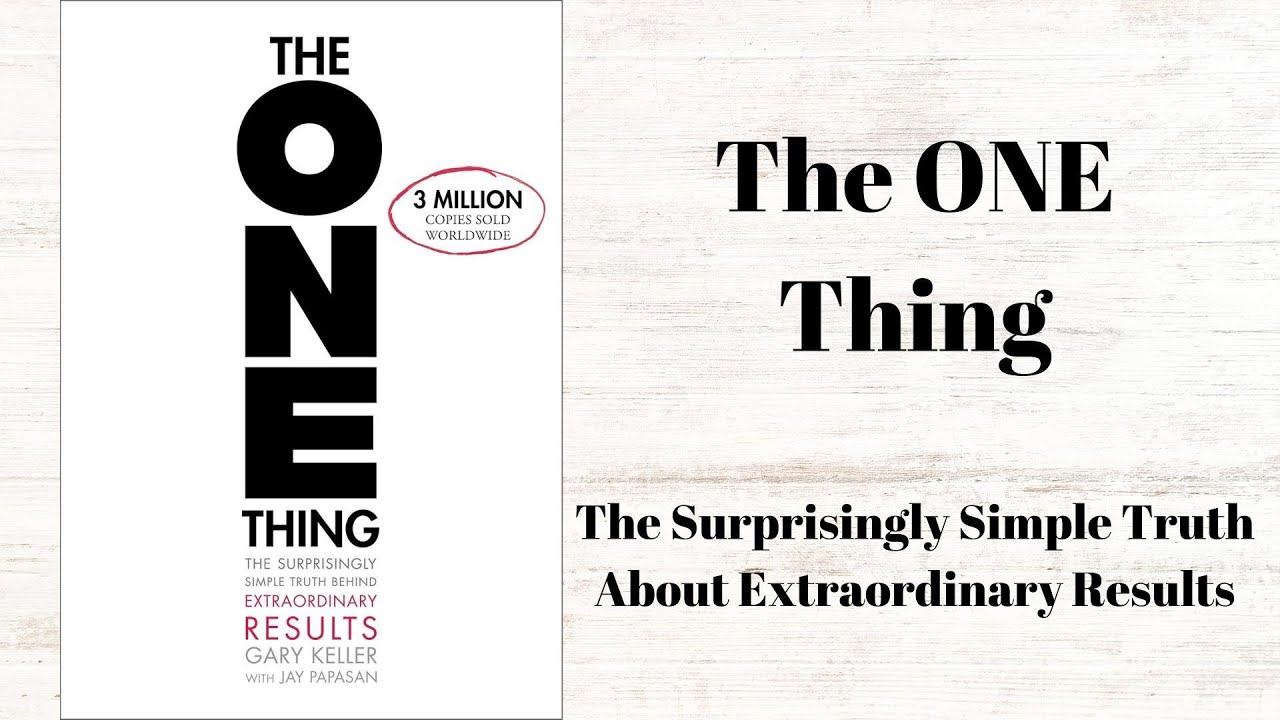 The ONE Thing | Audio Book Summary - YouTube