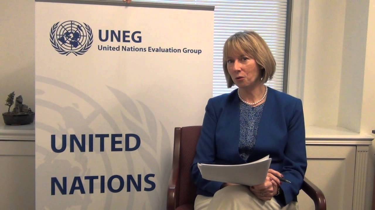 Deborah Rugg (UNEG Chair), Discusses the UN Resolution on Evaluation ...