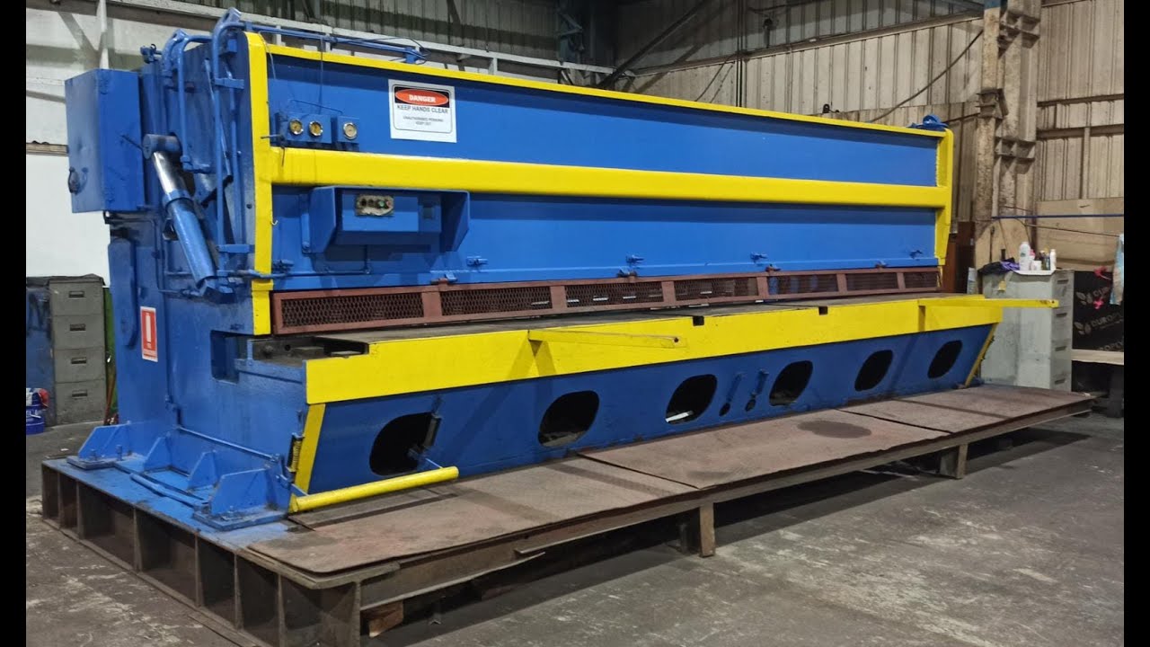 Pearson Plate Shear cap. 13mm x 6000mm - IMT2578 - Working Video - YouTube