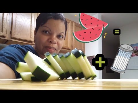 VIRAL Tik Tok trend makes CUCUMBER tastes just like WATERMELON - YouTube