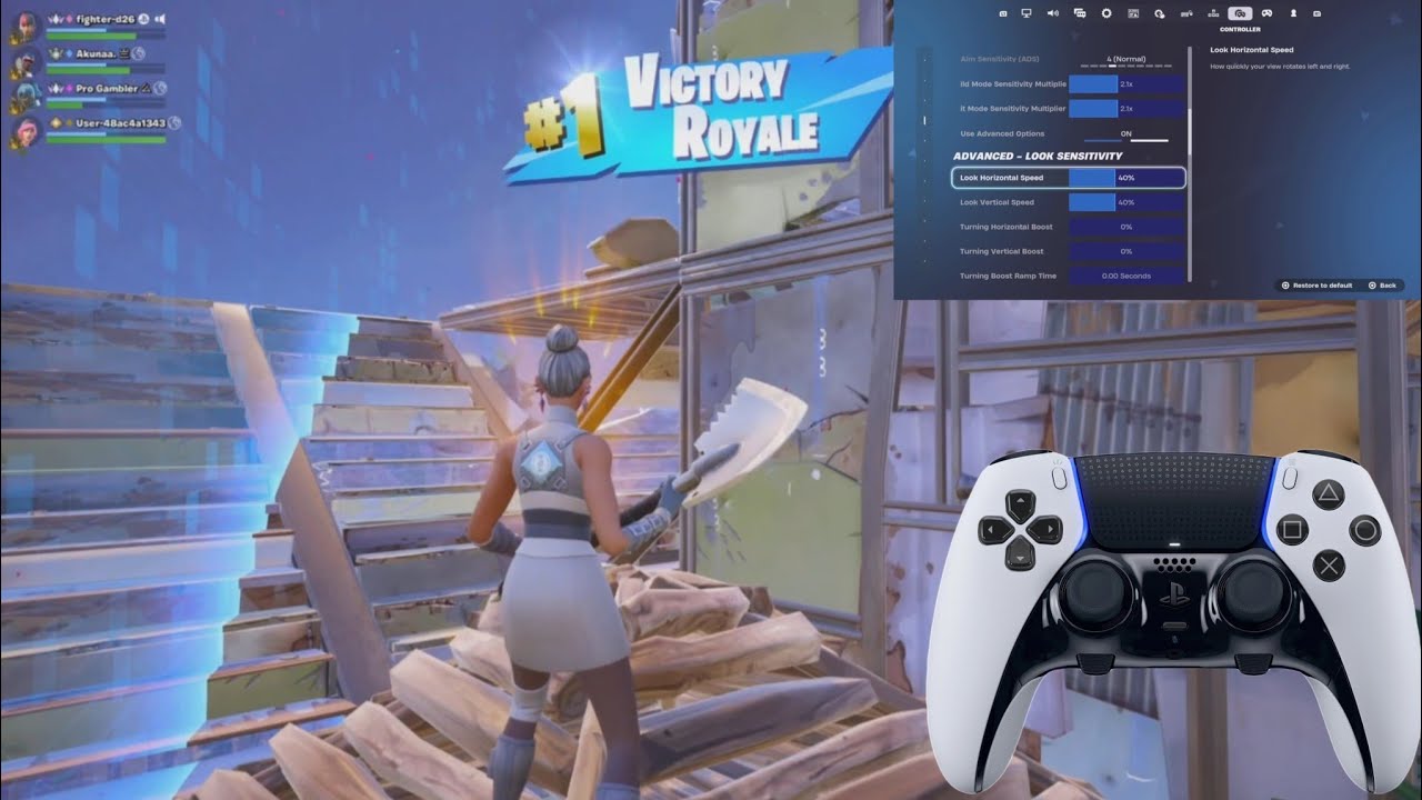 *NEW* Best Controller Settings For Chapter 6 Reload & Ranked! Aimbot ...