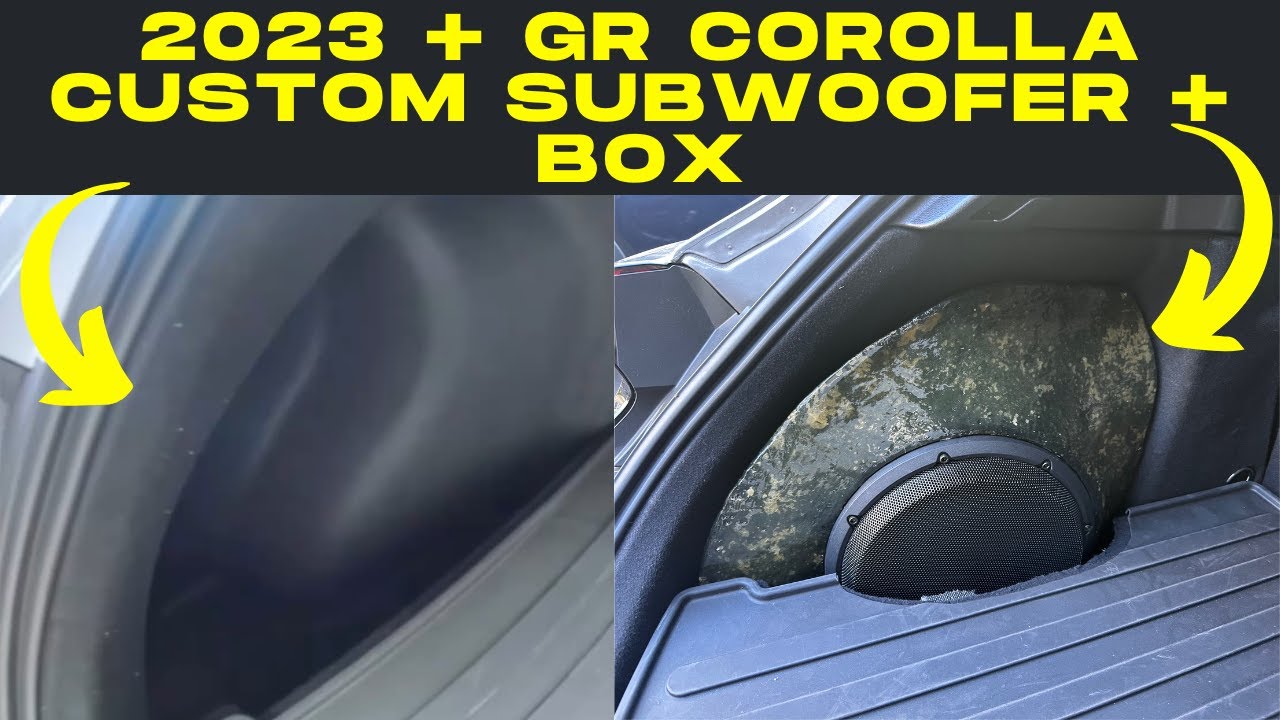 How to build a custom Subwoofer 🔊 box for you 2023 + GR Corolla 🚙 - YouTube