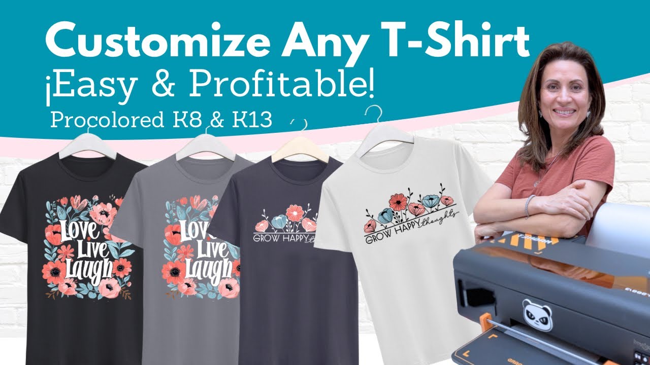 Customize on Dark Colored T-Shirts: Profitable Business with Procolored ...