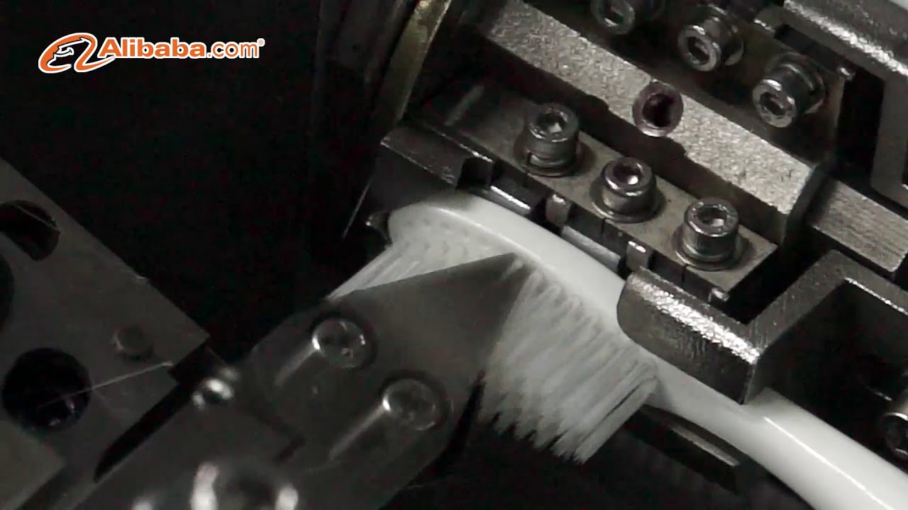1 toothbrush Tufting Machine - YouTube